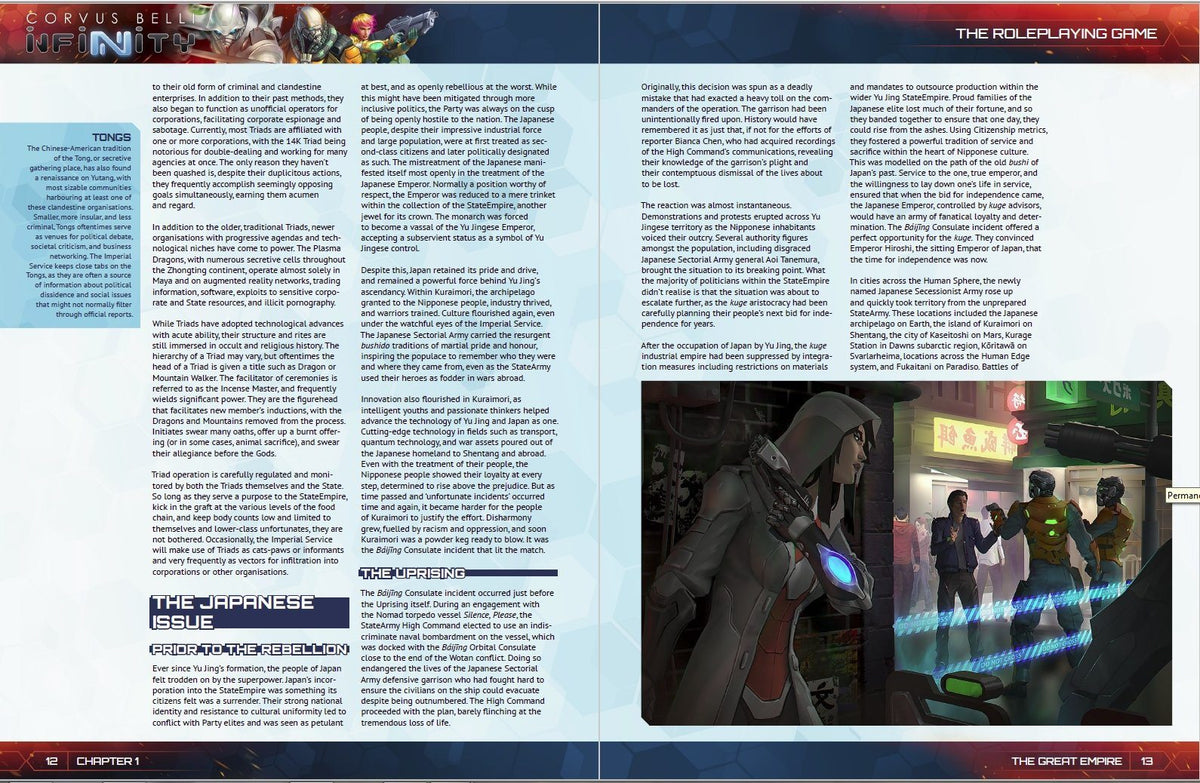 Modiphius Infinity - Yu Jing Supplement - MUH050226