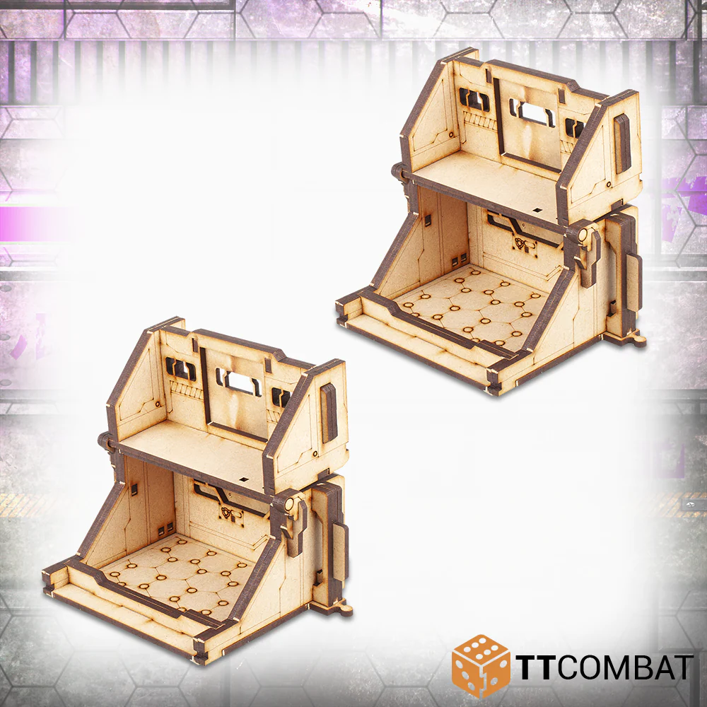 QDSC Blockhouse - Sci-fi Utopia - MDF Scenery