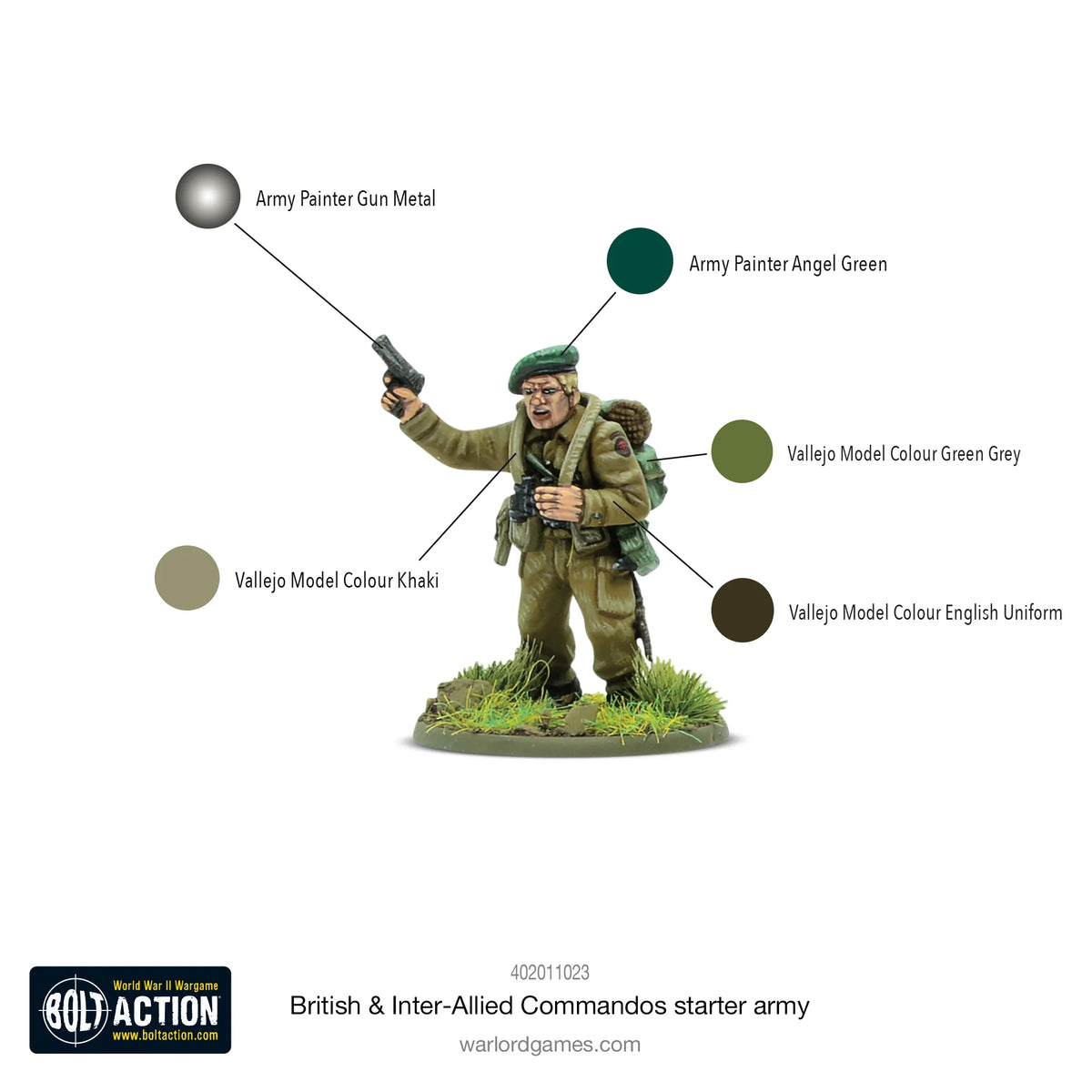 British & Inter-Allied Commandos starter army - Bolt Action