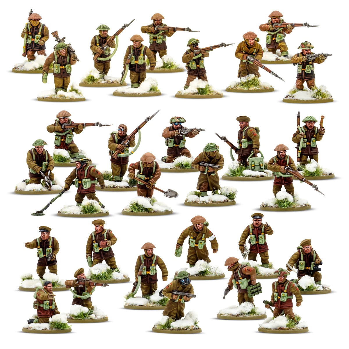 British & Canadian infantry Platoon (Winter) - Bolt Action - Warlord Games