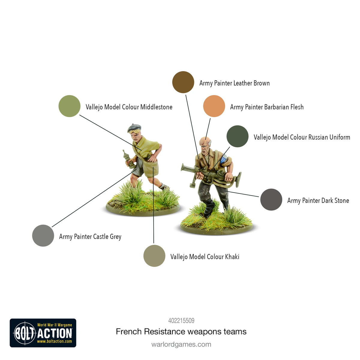 French Resistance weapons teams - Bolt Action