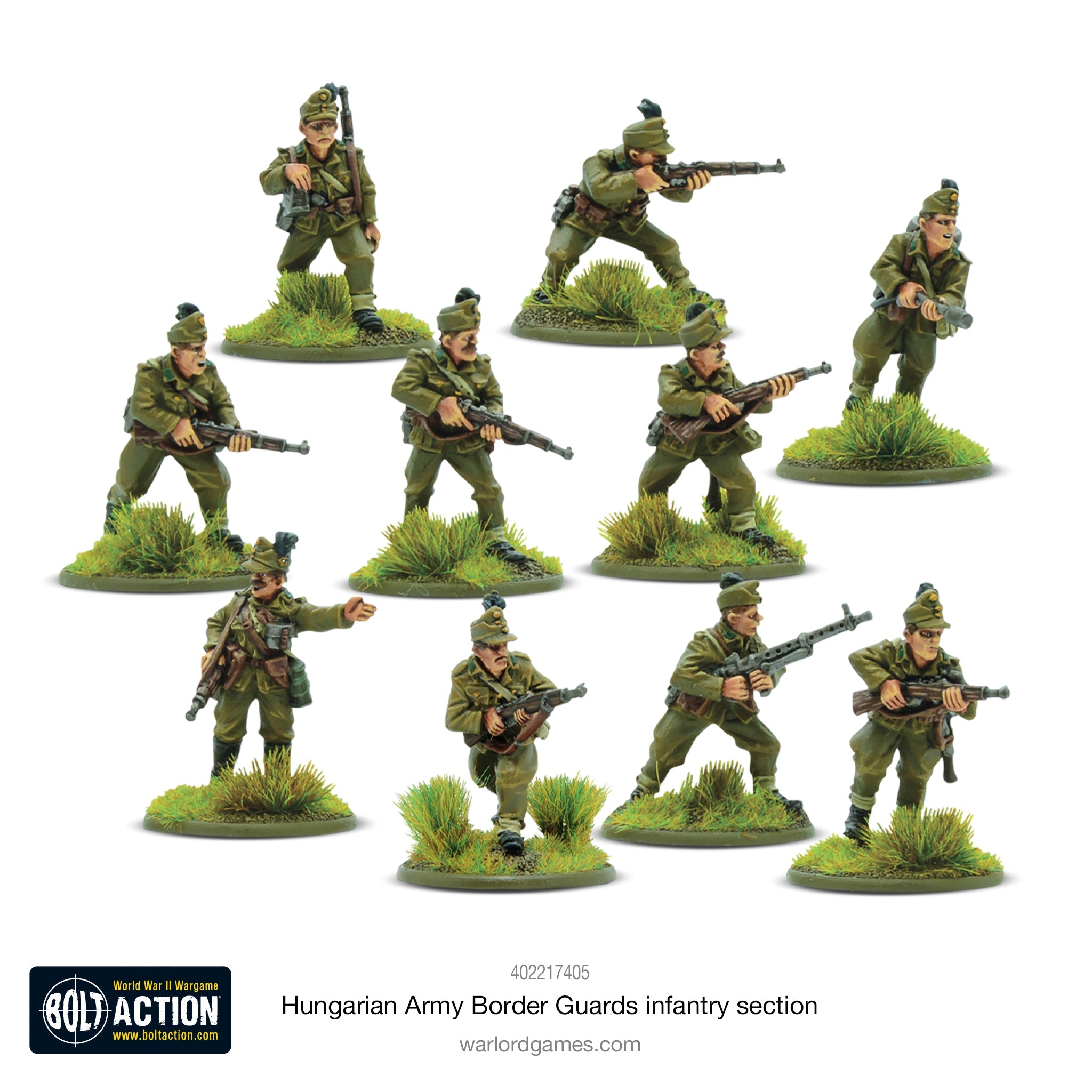 Hungarian Army Border Guards Squad - Bolt Action - Warlord Games