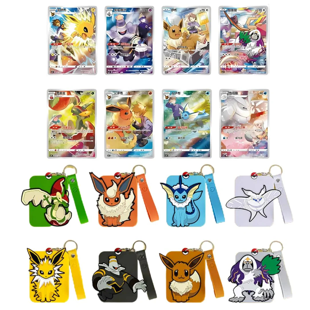 Chinese Pokemon Eevee Card Display Bind box