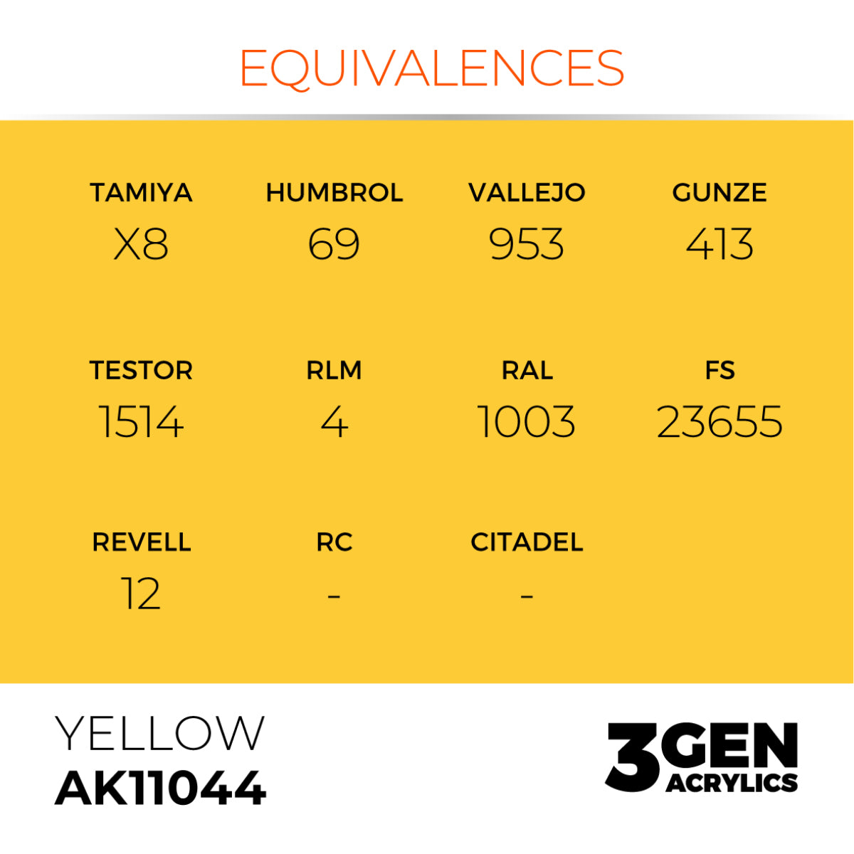 Yellow - AK 3rd Gen 17ml