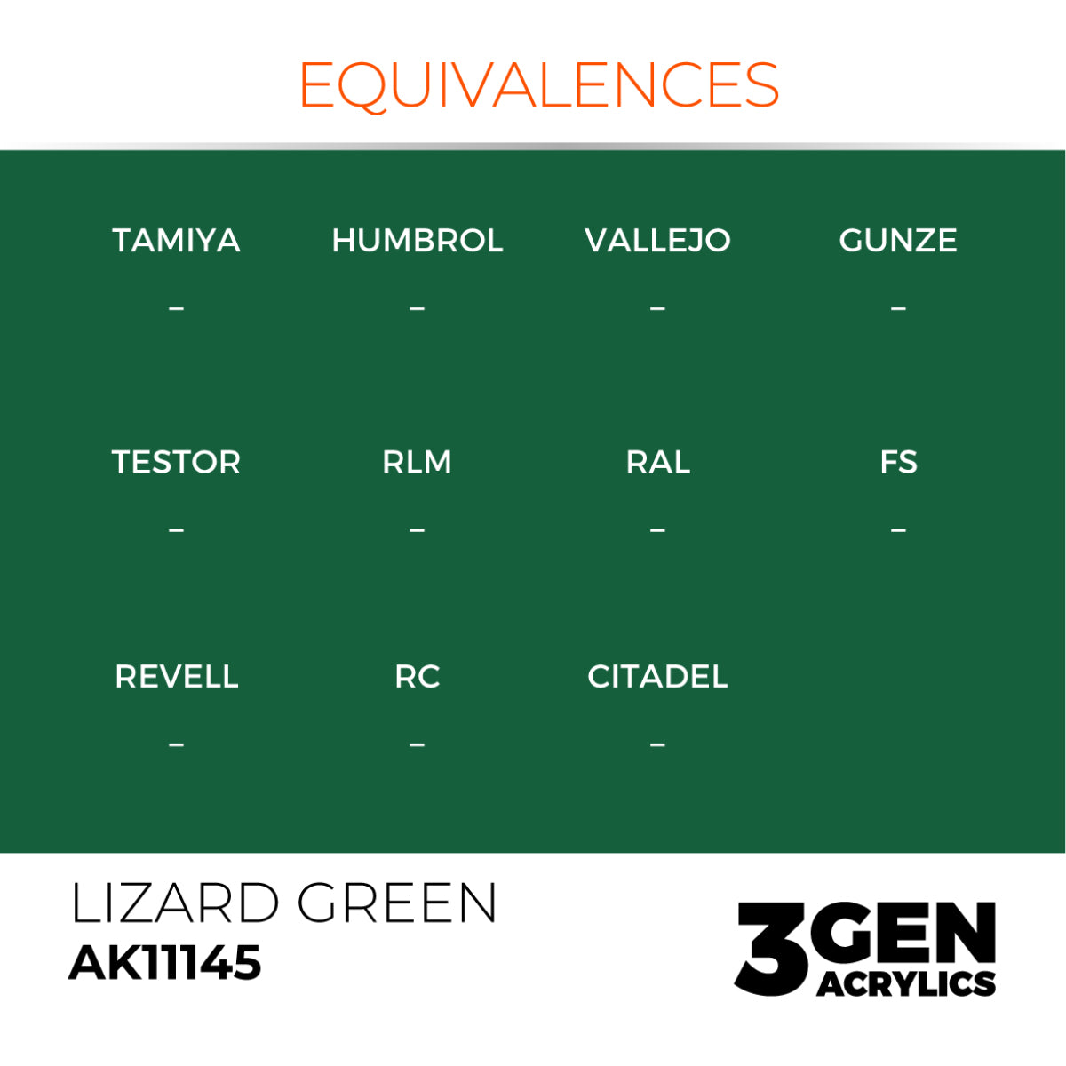 Lizard Green - AK 3rd Gen 17ml - AK Interactive