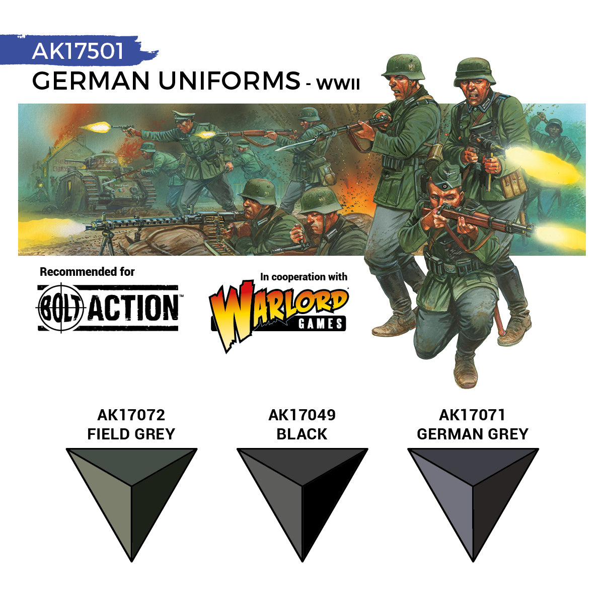 German Uniforms Set - AK Quick Gen - AK Interactive