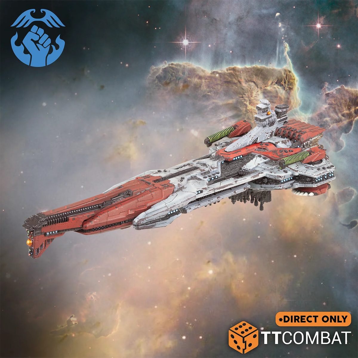 Resistance Amazon Battleship - Dropfleet Commander 2.0 - TTCombat