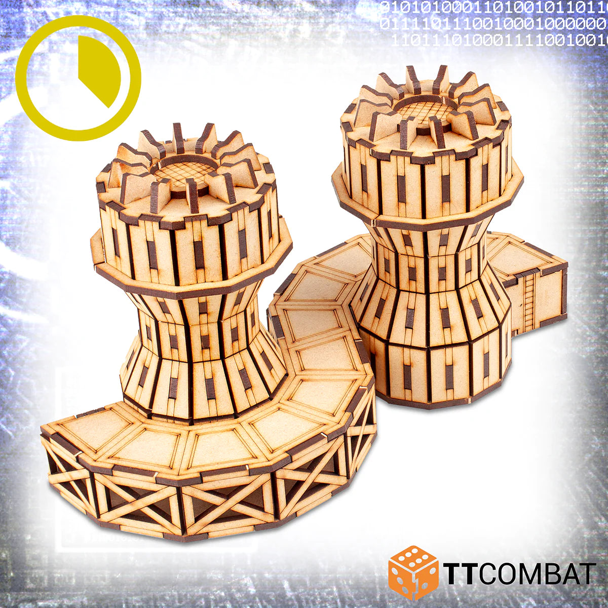 Cooling Towers MDF Scenery