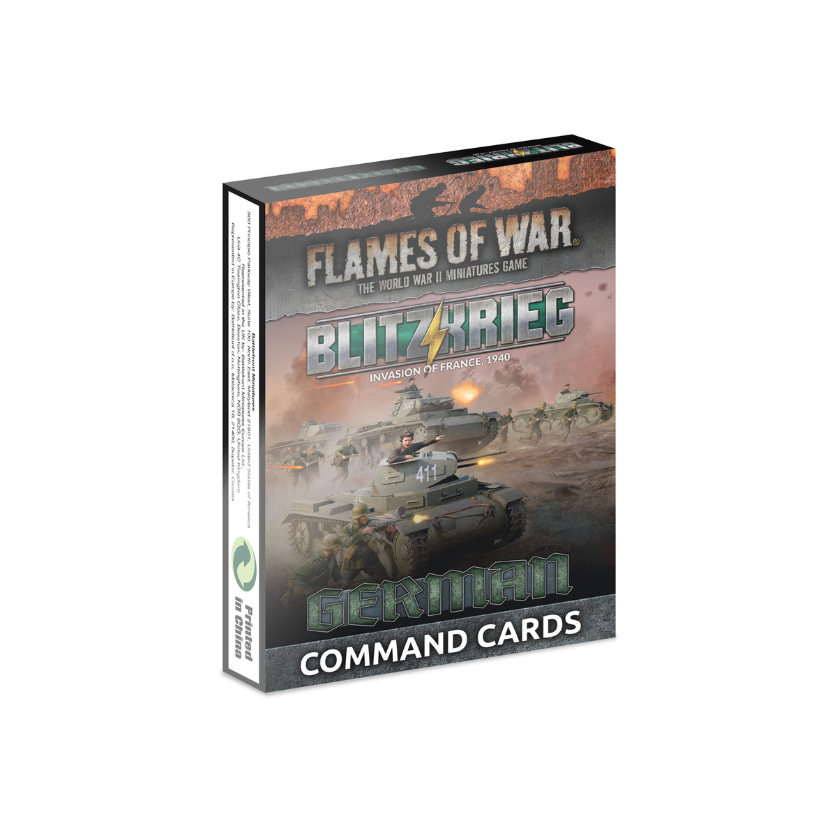 Blitzkrieg German Command Cards (x39 cards) - Limited Edition - Flames ...