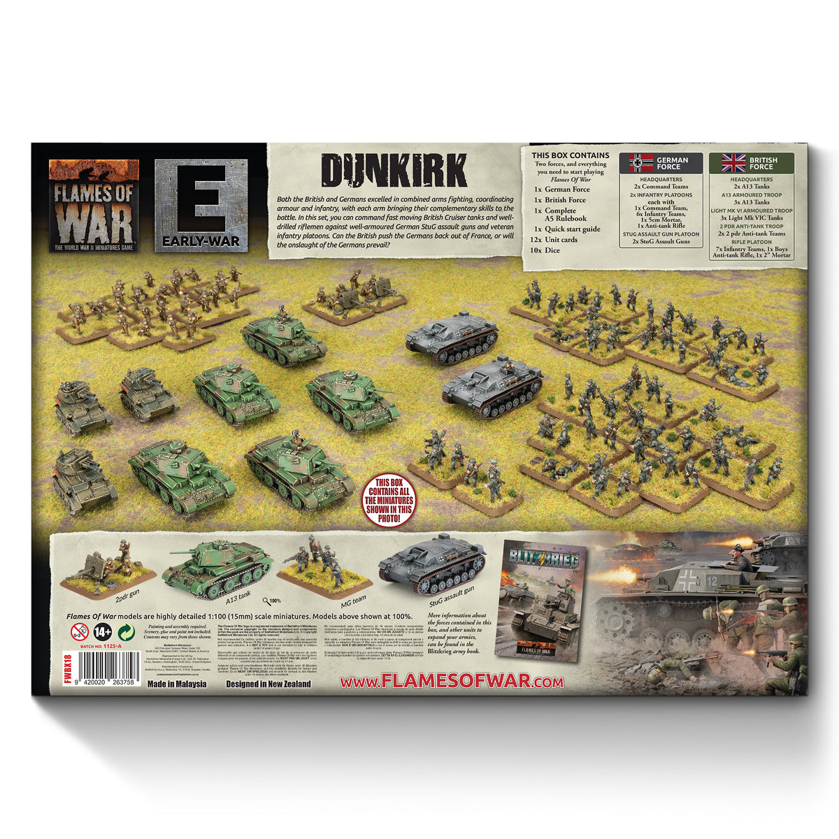 Dunkirk - British vs German Starter Set - Flames of War - Early War