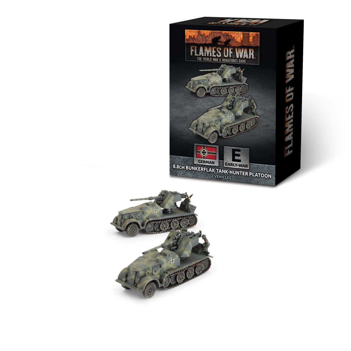 8.8cm Bunkerflak Tank-hunter Platoon (x2) - Flames of War - Early War
