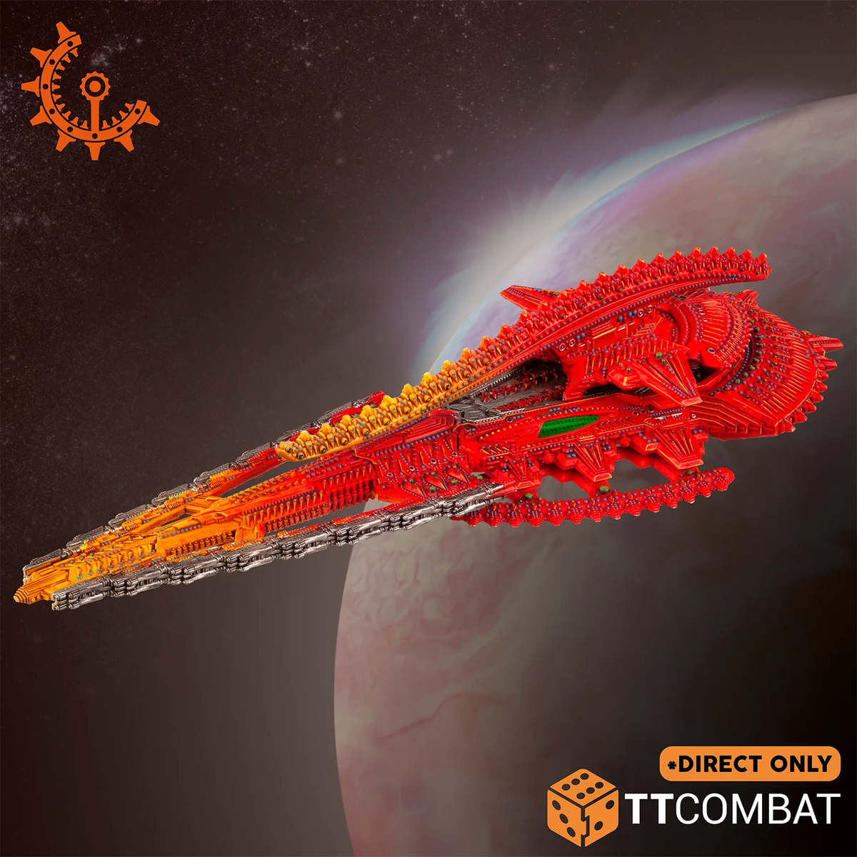 Shaltari Gold Battleship - Dropfleet Commander 2.0 - TTCombat
