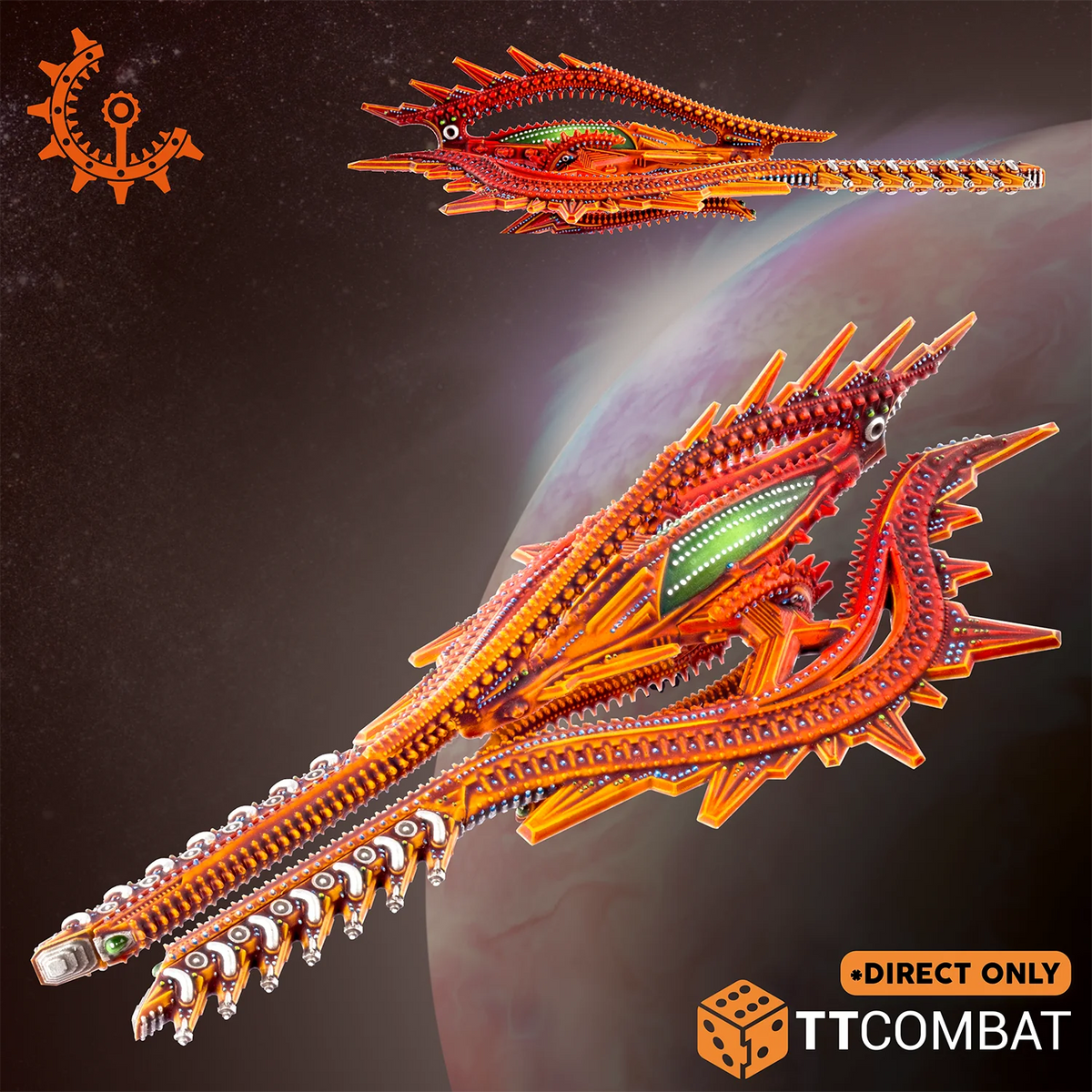 Shaltari Cruiser Sprue - Dropfleet Commander 2.0 - TTCombat