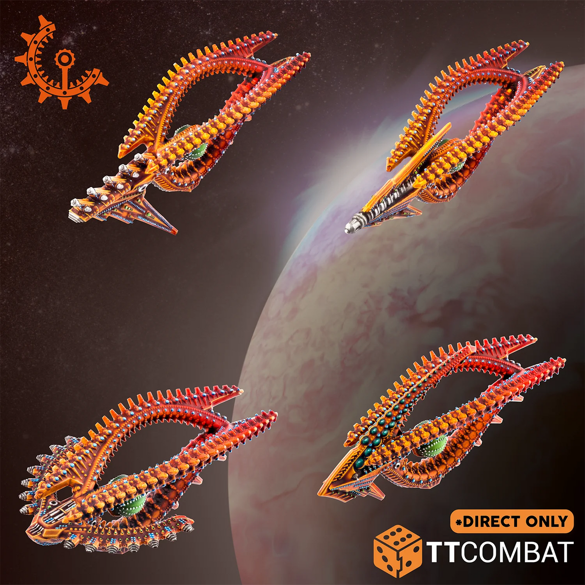 Shaltari Frigate Sprue - Dropfleet Commander 2.0 - TTCombat