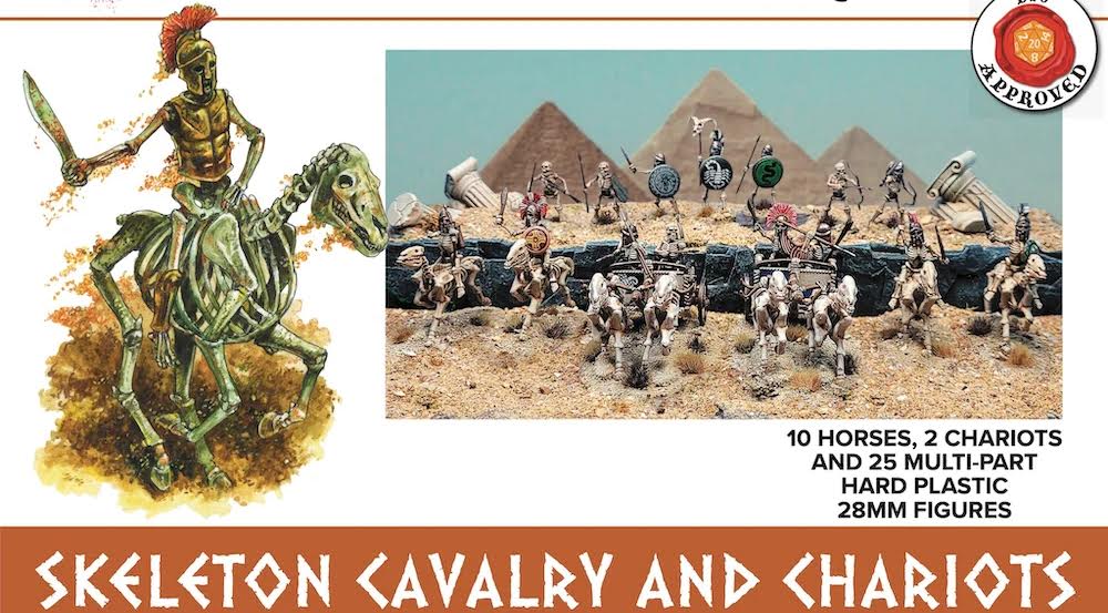 Skeleton Cavalry and Chariots - Wargames Atlantic Models