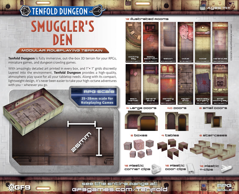 Smuggler's Den - Tenfold Dungeon Sci-fi Scenery