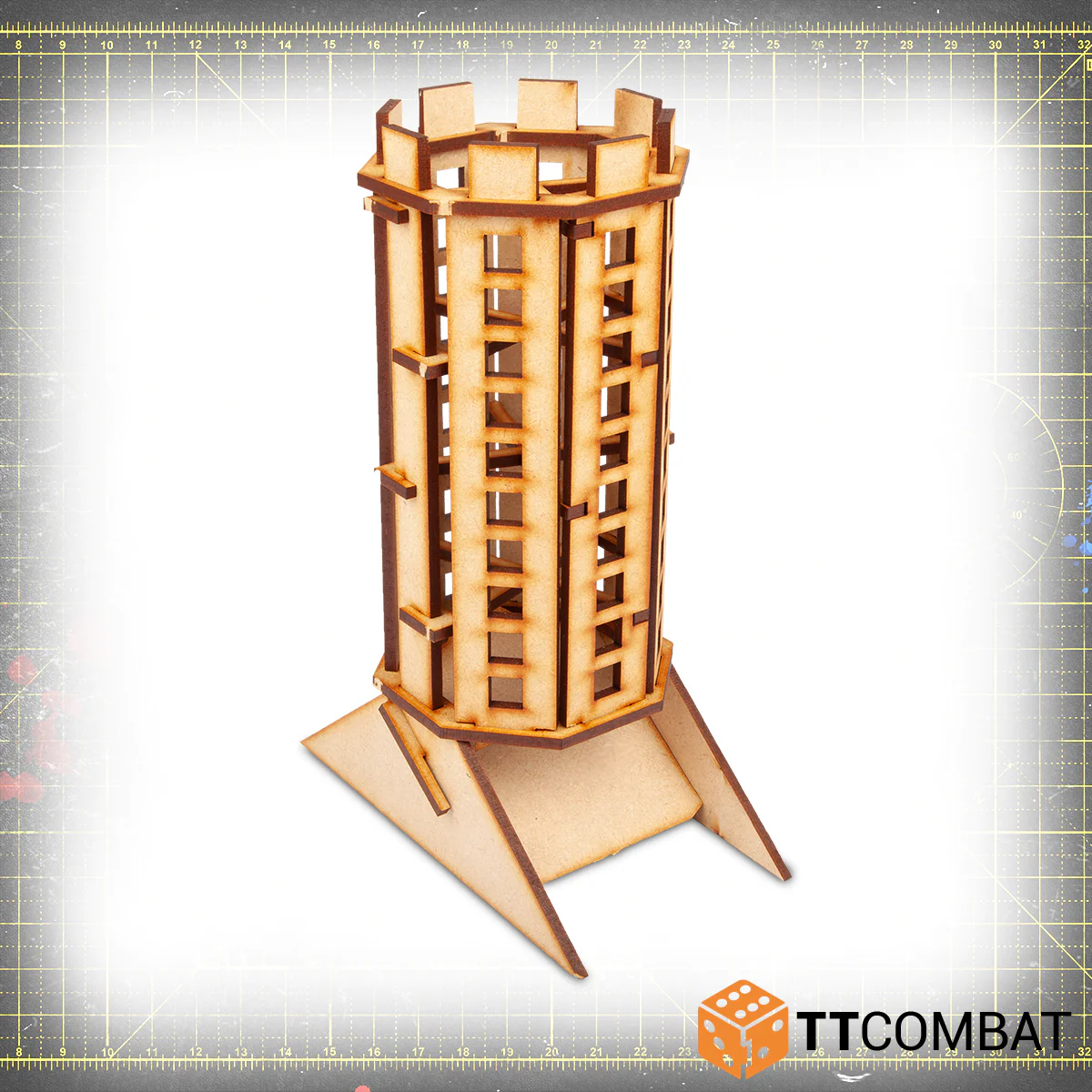 Spindle Dice Tower MDF Scenery