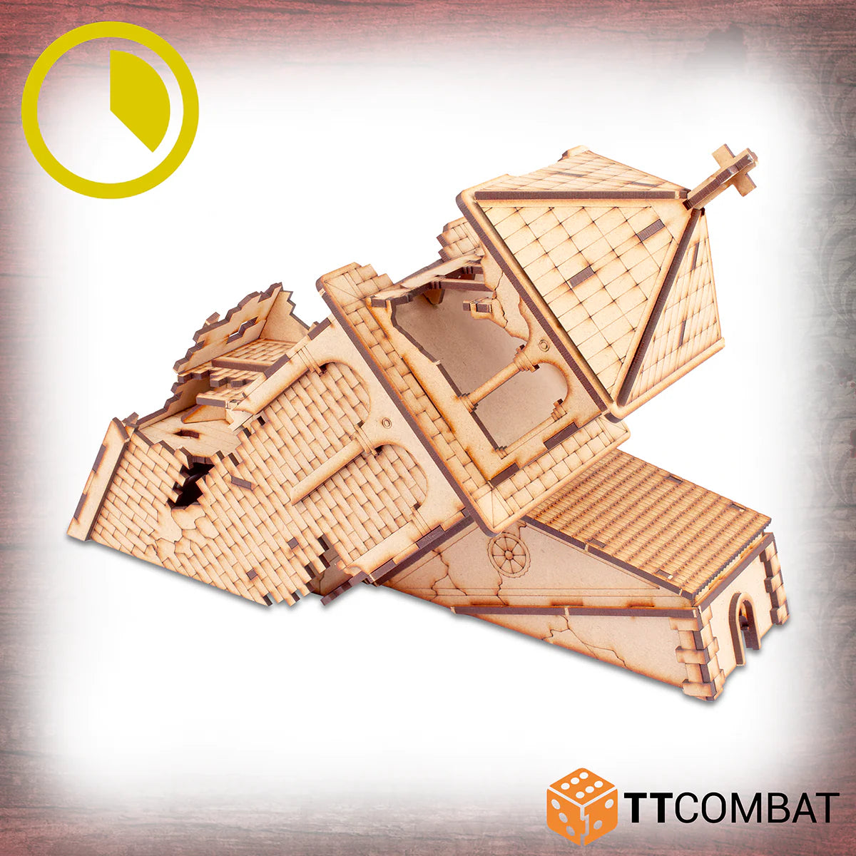 Sunken Tower MDF Scenery