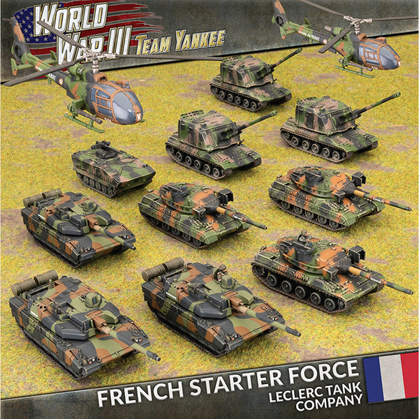 French Leclerc Tank Company Starter Force - Team Yankee WWIII