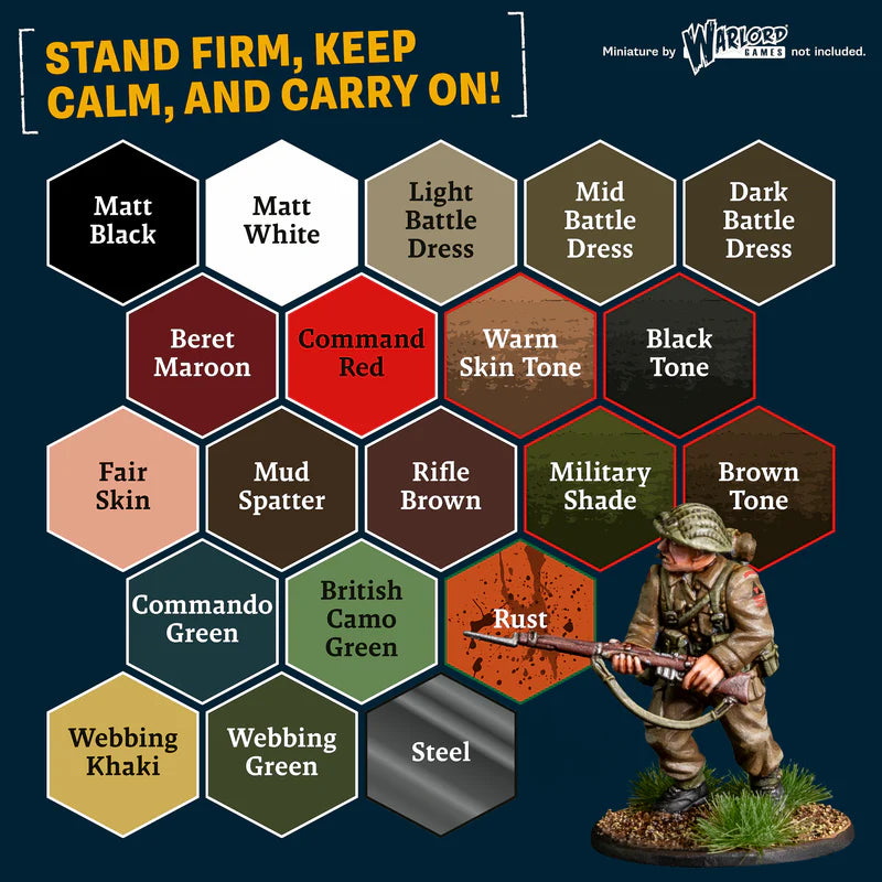 World War II British Paint Set - Warpaints Fanatic - The Army Painter