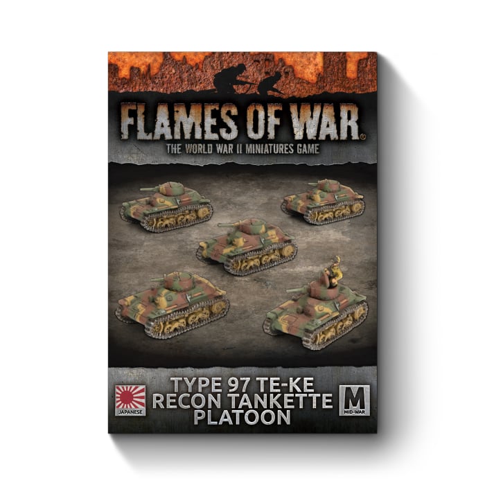 Type 97 Te-Ke Recon Tankette Platoon - Flames of War: Pacific - Gale ...