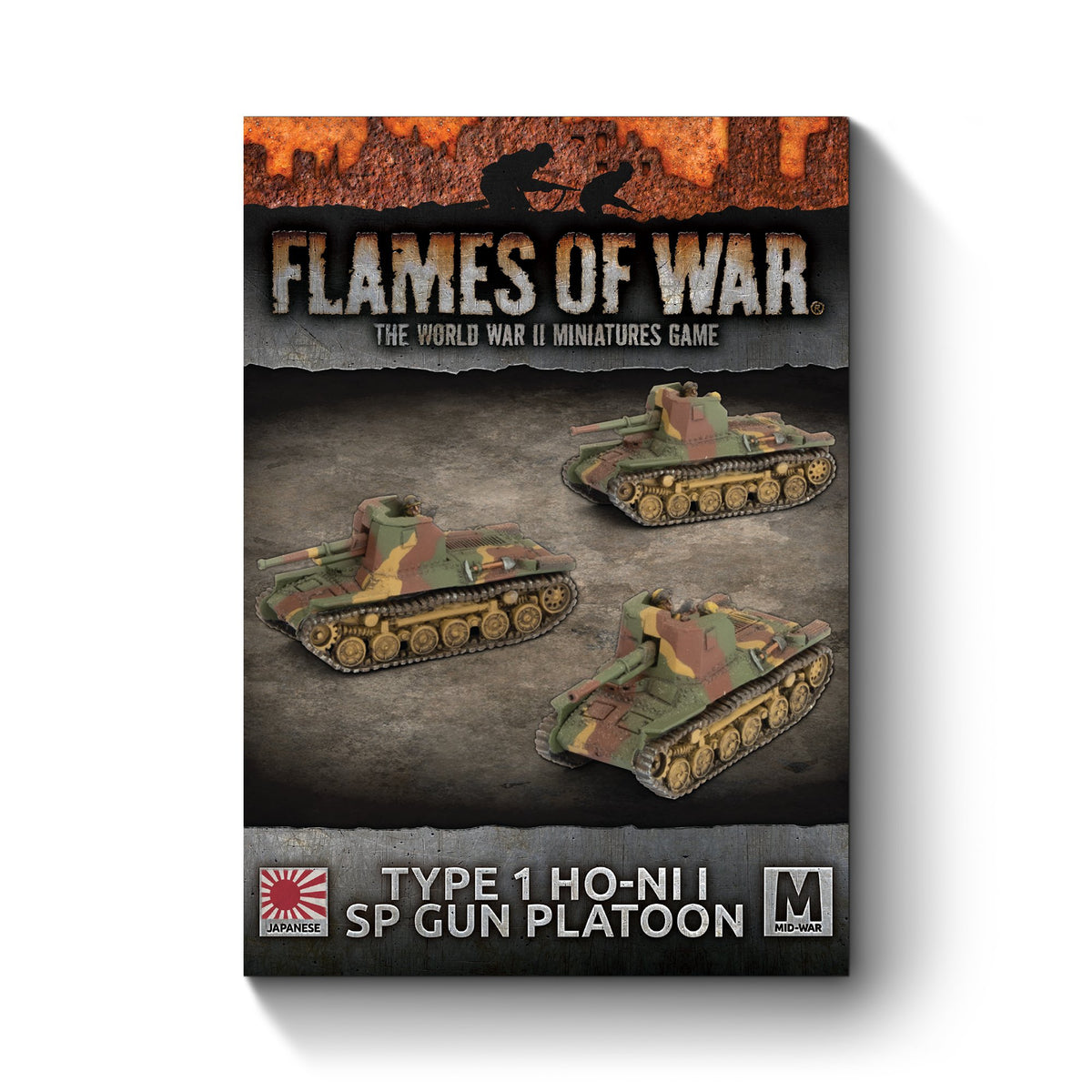 Type 1 Ho-Ni 1 SPG Platoon - Flames of War: Pacific - Gale Force 9