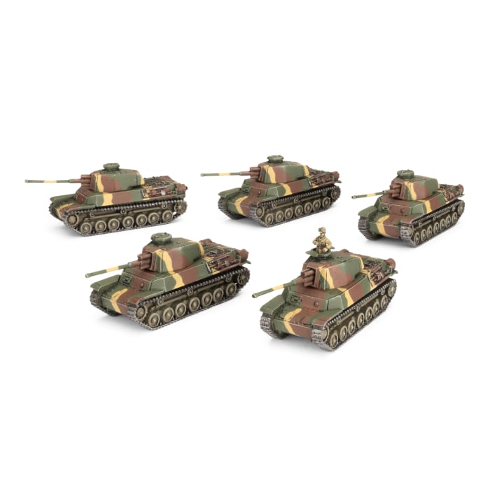 Type 4 Chi-To Tank Platoon - Flames of War: Pacific - Gale Force 9