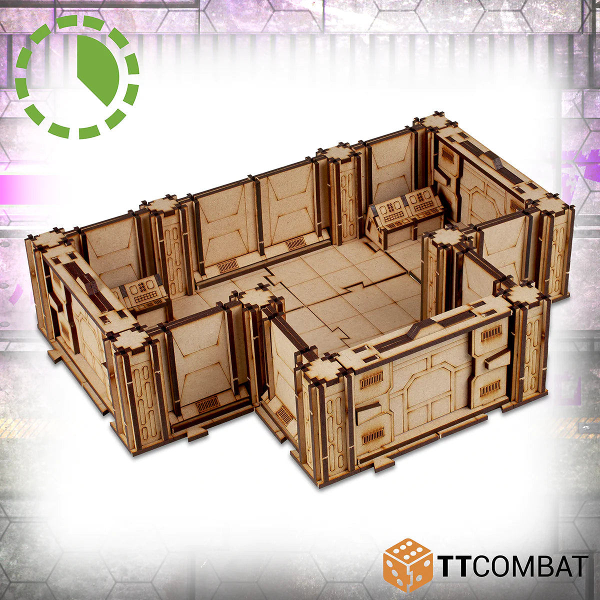 Starship Hallway MDF Scenery