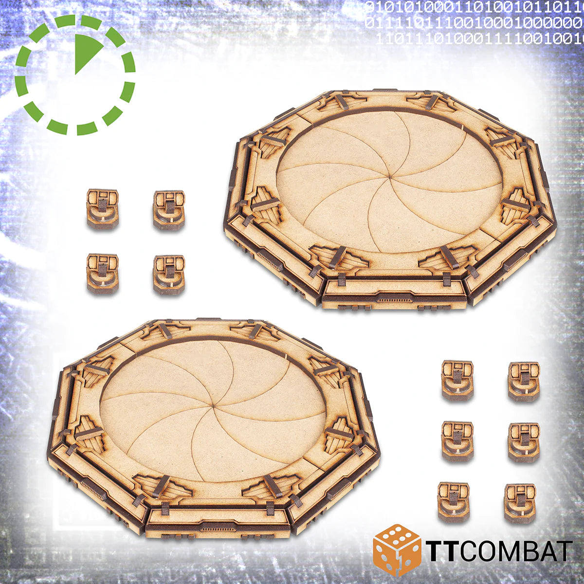 Underground Hangar MDF Scenery
