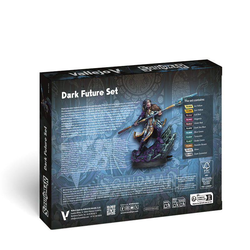 Squidmar Dark Future Paint Set 12x - Vallejo