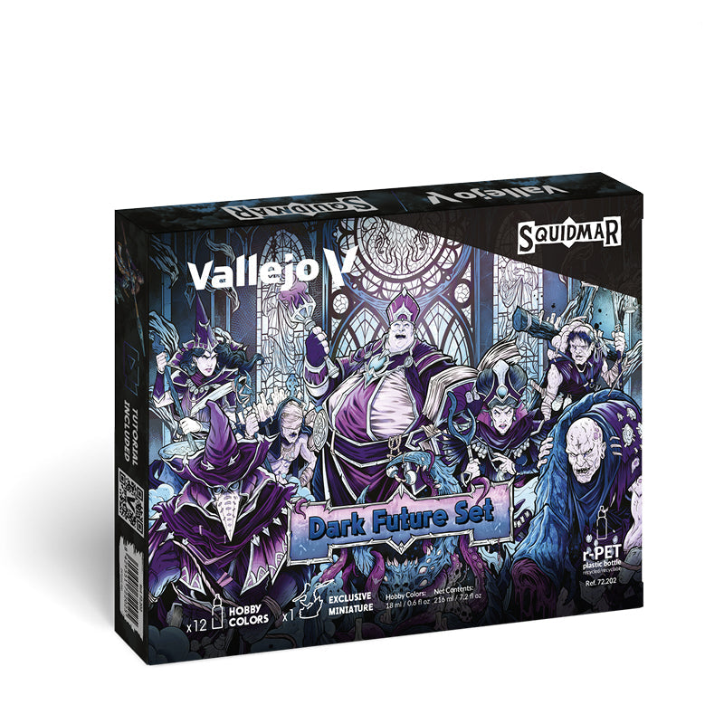 Squidmar Dark Future Paint Set 12x - Vallejo