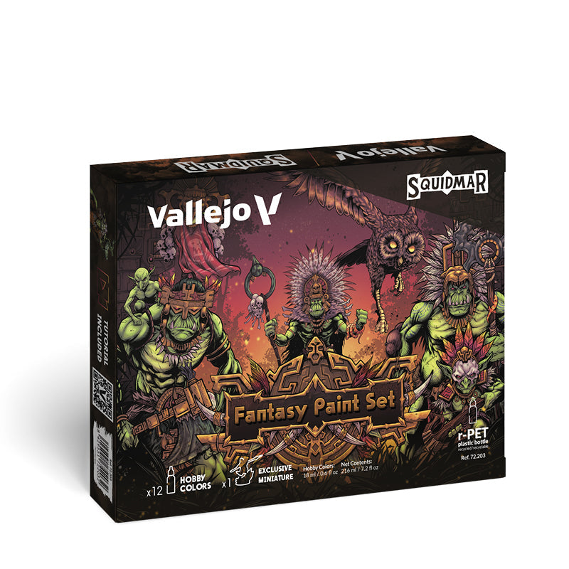 Squidmar Fantasy Paint Set 12x - Vallejo