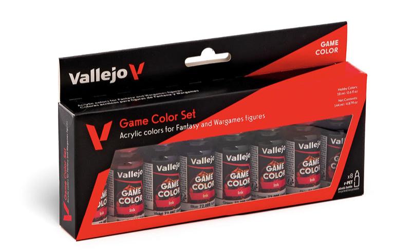 Vallejo Ink Paint Set - Game Colour - Acrylic Paint - VAL72296