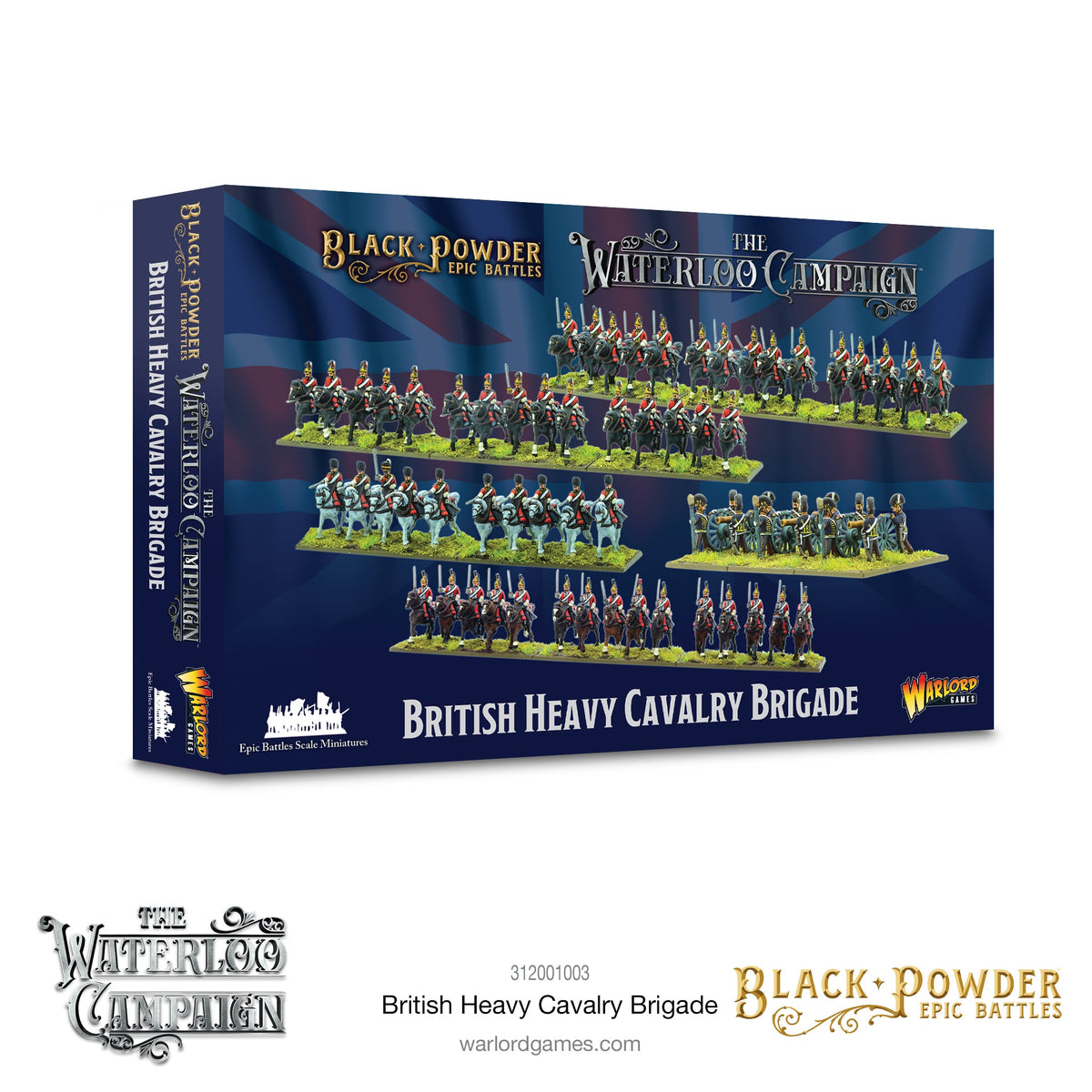 Waterloo British Heavy Cavalry Brigade - Black Powder Epic Battles