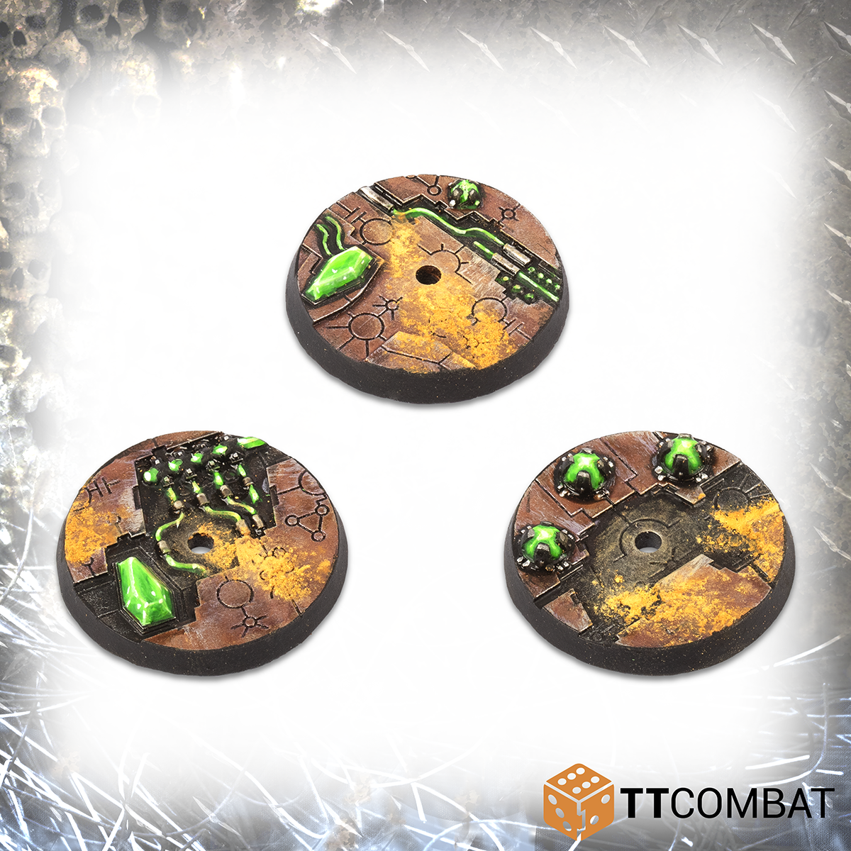 TT Combat 32mm Tomb World Flying Bases - Resin Bases - TTSCR-SFG-015