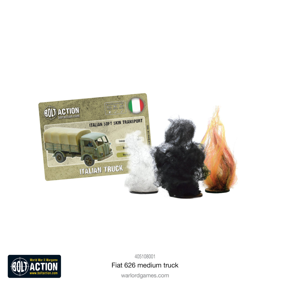 Fiat 626 Medium Truck - Bolt Action - Historical