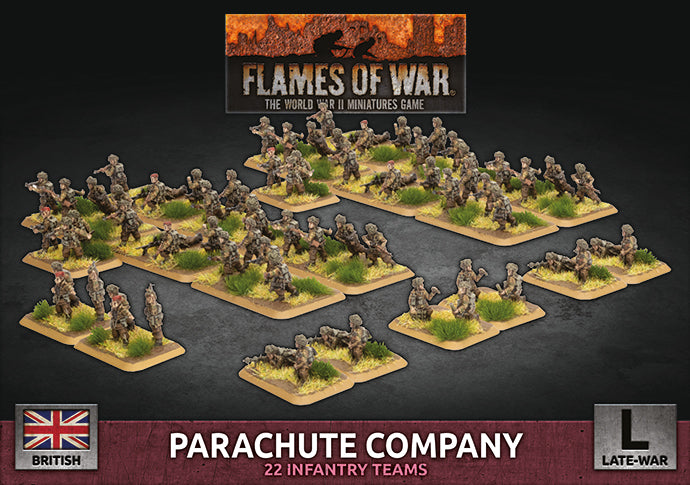 Battlefront Parachute Company (British Late War) - Flames Of War - BBX49