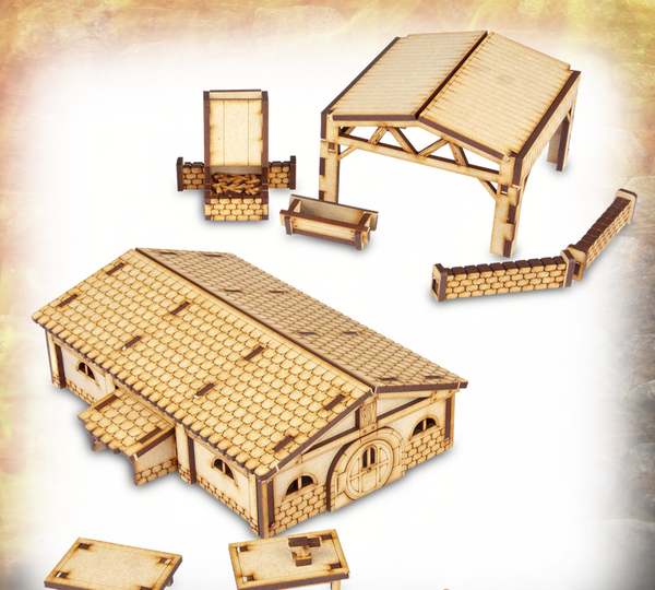 TT Combat Halfling Blacksmith - Fantasy Realms - MDF Scenery - TTSCW ...