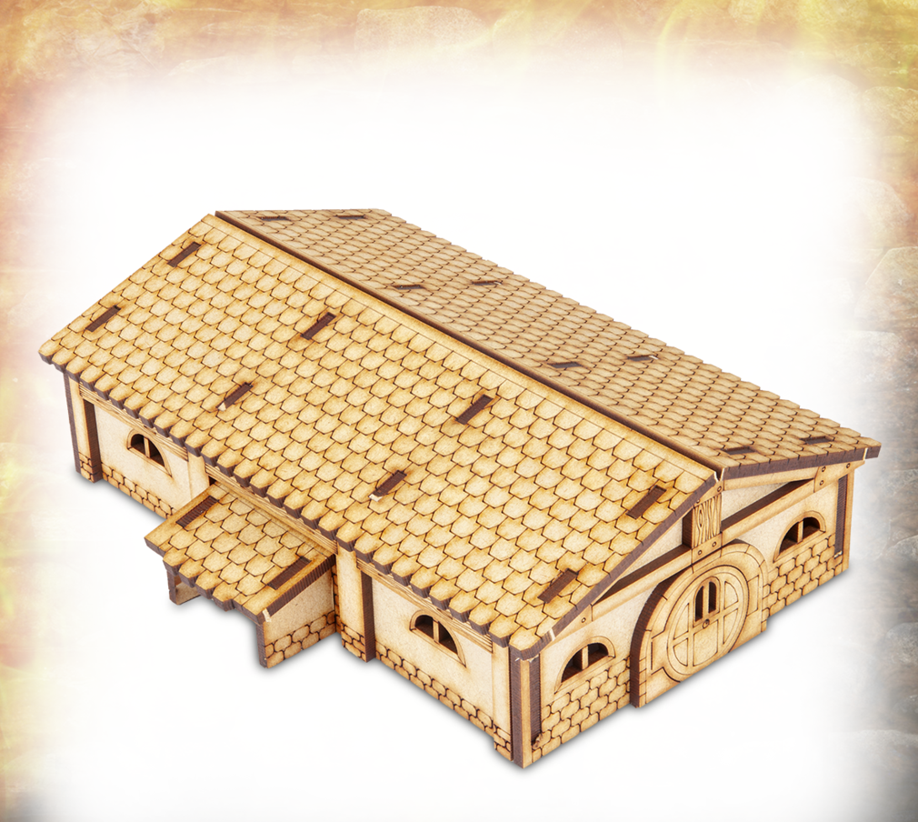 TT Combat Halfling Blacksmith - Fantasy Realms - MDF Scenery - TTSCW ...