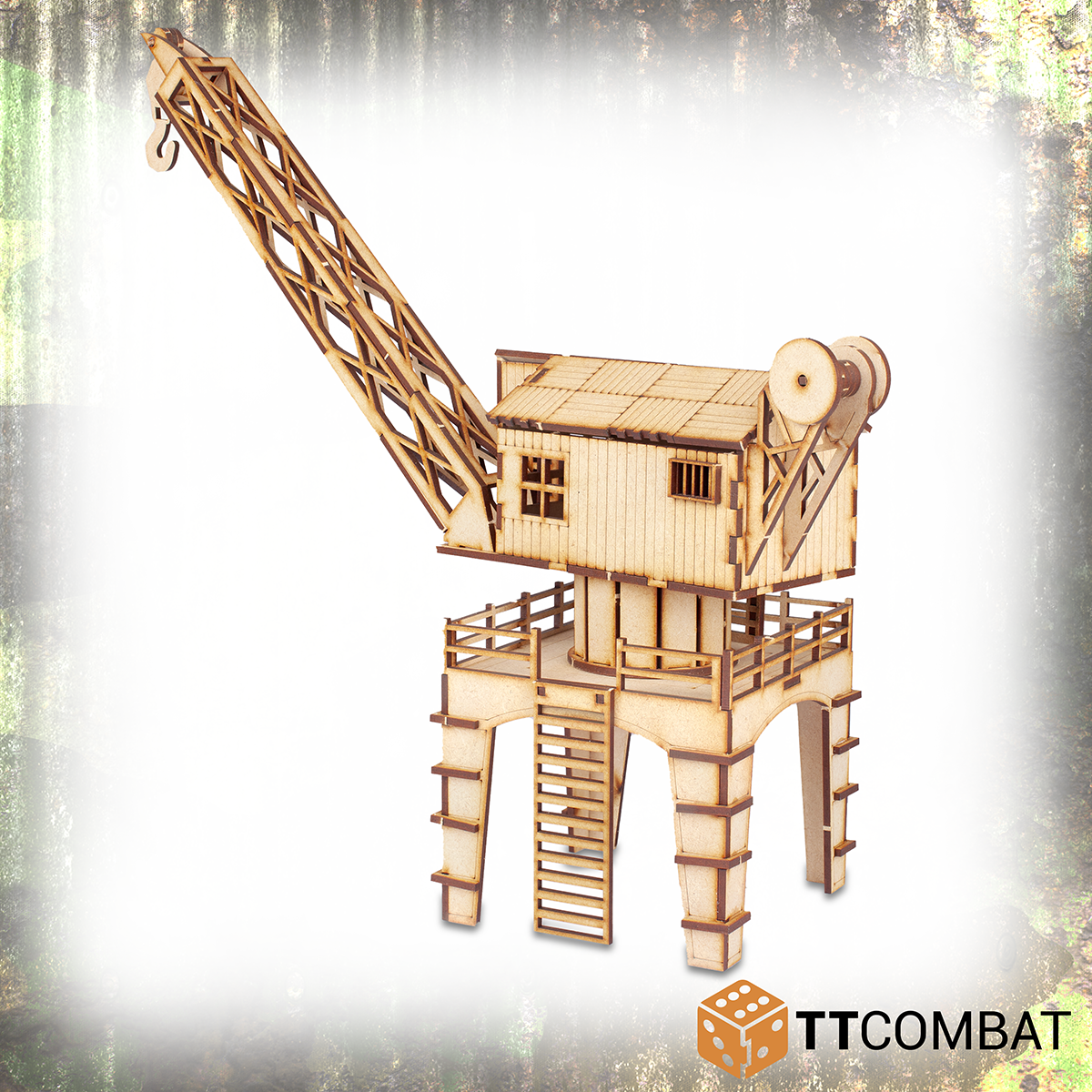 Factory Crane - WW2 Scenics - TT Combat MDF Scenery