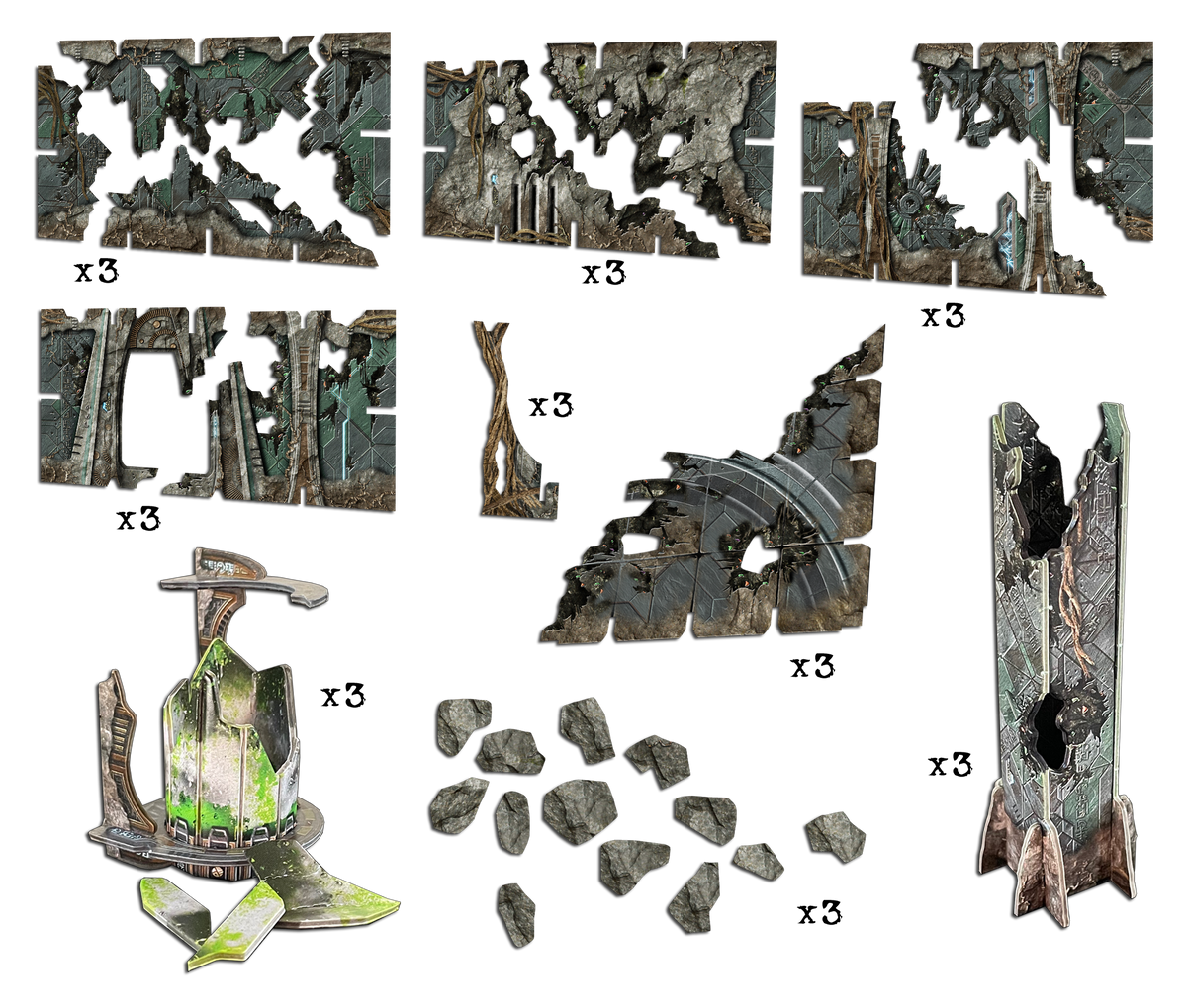 Ruined Catacombs - Sci Fi Scenery - Battle Systems