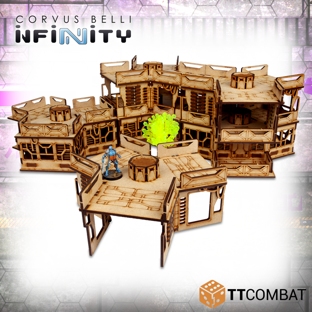 TT Combat Tri Building Complex - Sci-fi Utopia - MDF Scenery - TTSCW ...