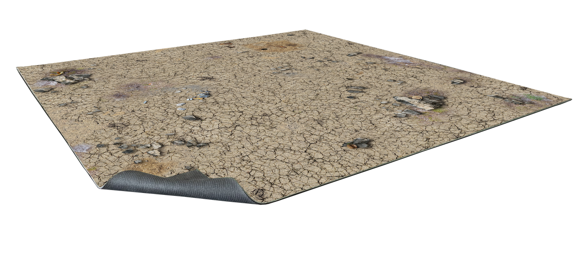 Desert Wasteland Gaming Mat 3x3 - Battle Systems