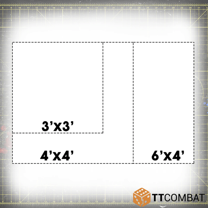 TT Combat Cobblestone 3x3 - Game Mat - KDTTSCM-COB-001