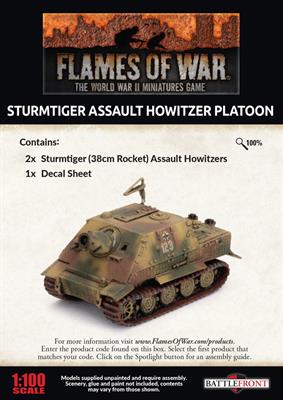 Sturmtiger (38cm Rocket) Assault Howitzer Platoon - Germans - Flames Of War