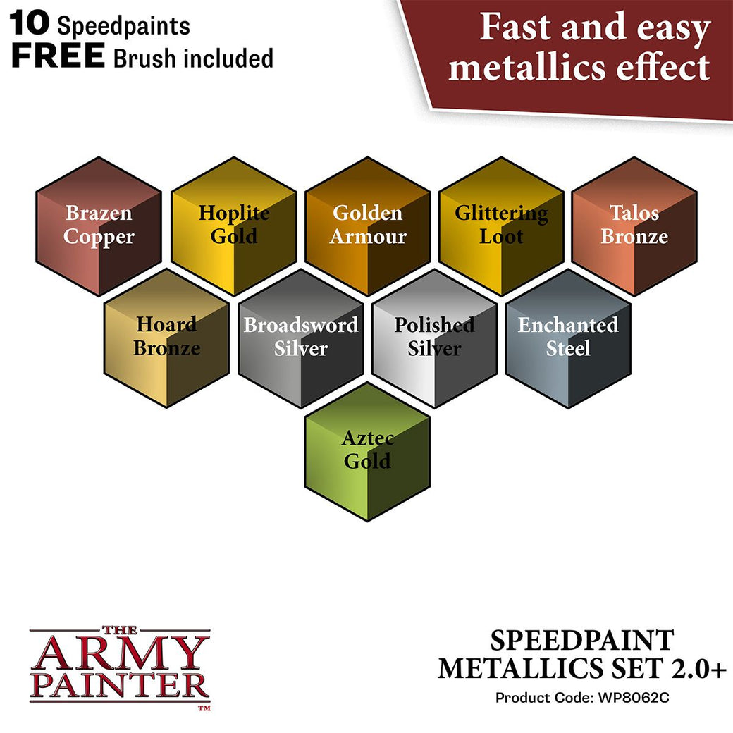 Speedpaint Metallics Set 2.0 - The Army Painter