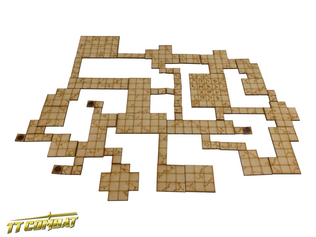 Dungeon Tile Set B - Fantasy Realms - MDF Scenery