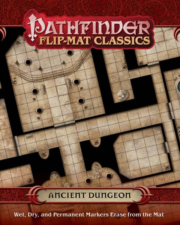 Paizo Flip-Mat Classics: Ancient Dungeon - Pathfinder - Fantasy RPG ...