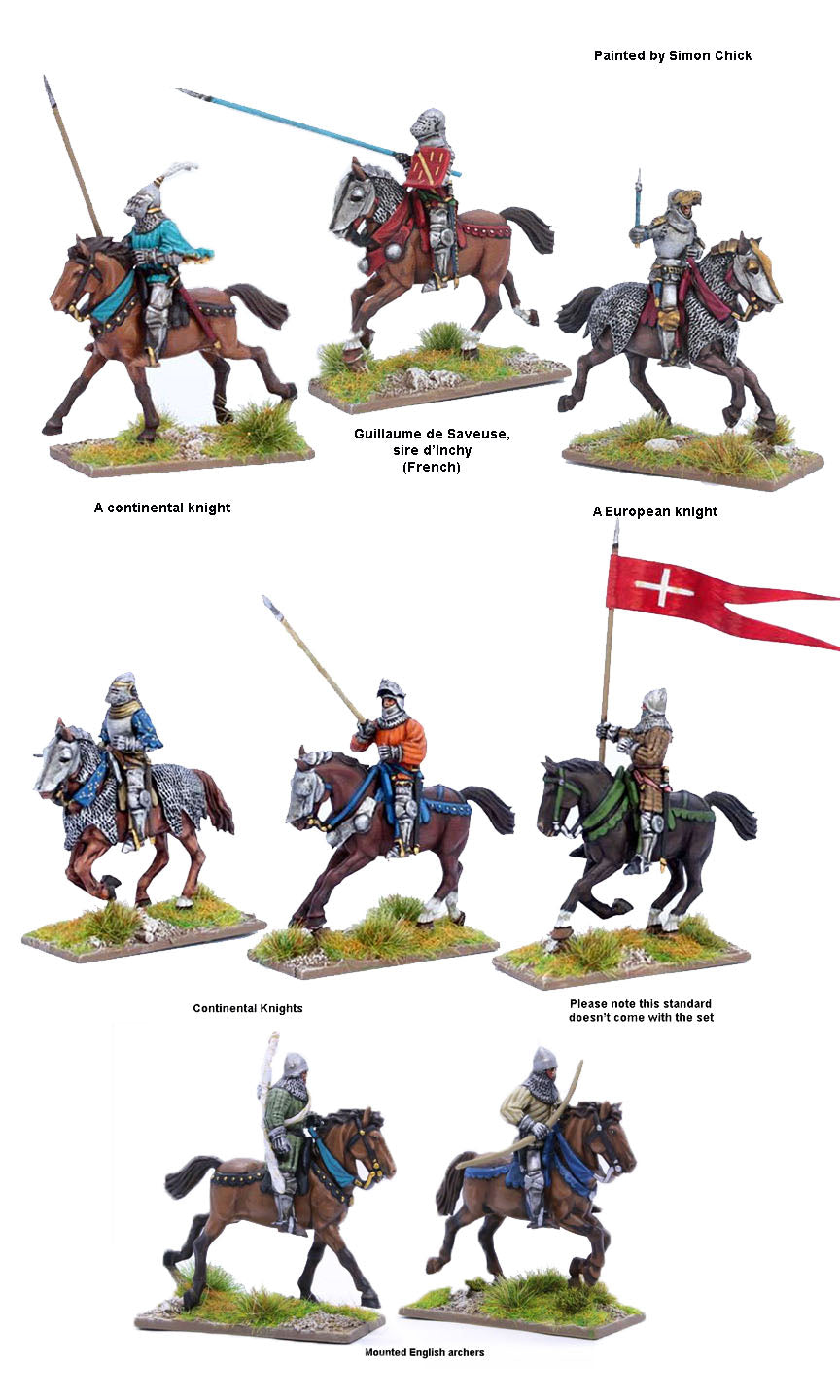 Agincourt Mounted Knights - Perry Miniatures Historical