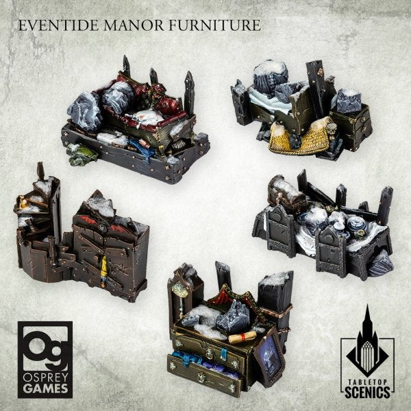 Eventide Manor Furniture - Frostgrave - Scenery
